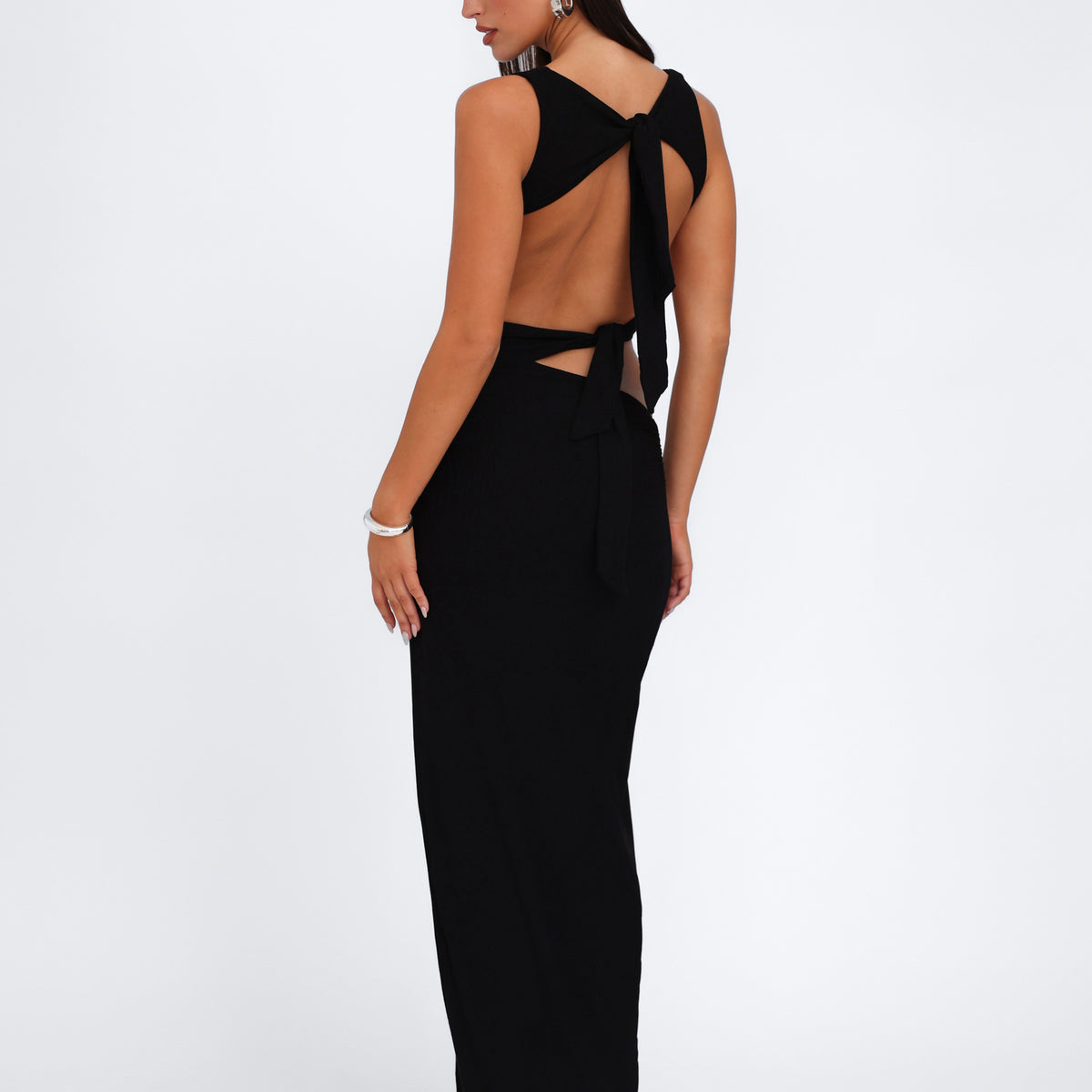 CASPIAN DRESS - BLACK – Tiger Mist