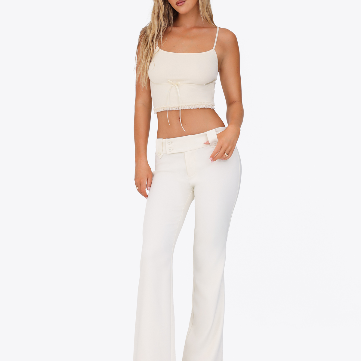 MAISIE TOP - YELLOW : PALE YELLOW – Tiger Mist