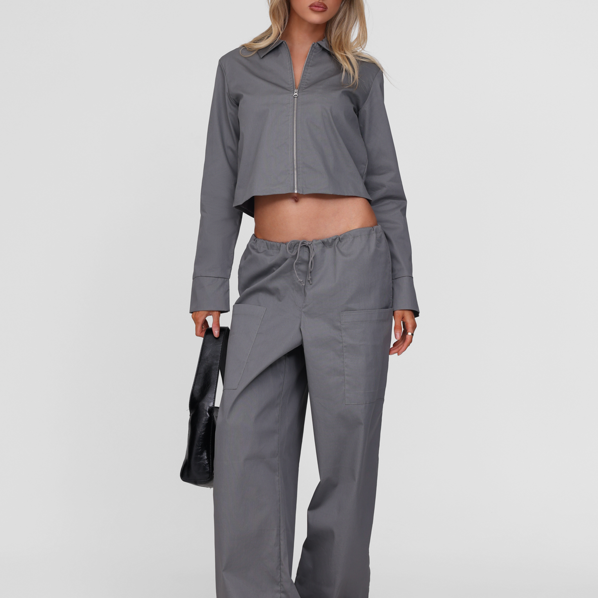 TYSHA JACKET - CHARCOAL – Tiger Mist