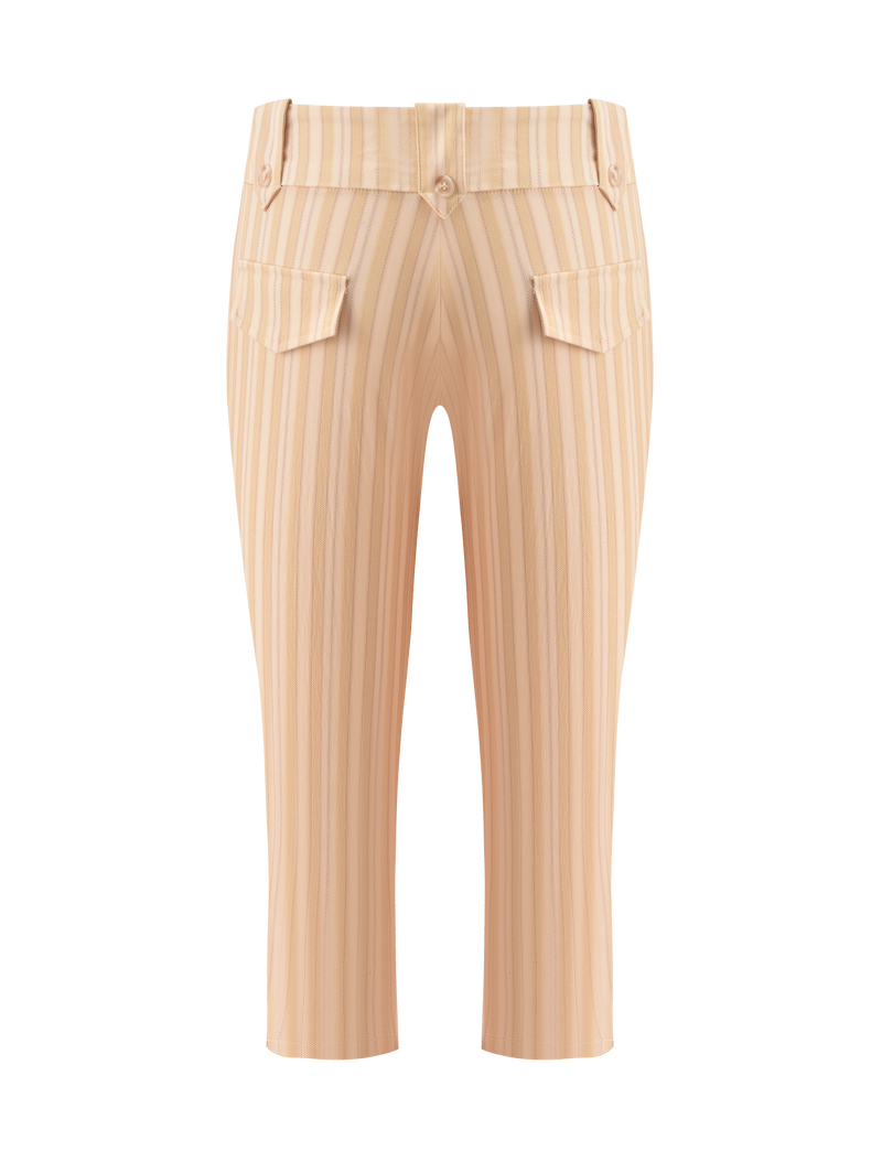 KITTIE CAPRI - YELLOW STRIPE – Tiger Mist