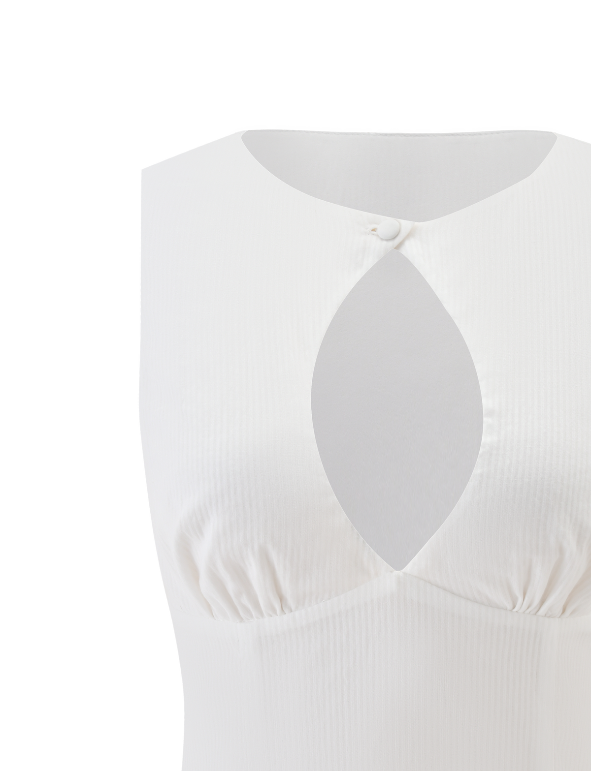 ANIYA KEYHOLE TOP - WHITE – Tiger Mist