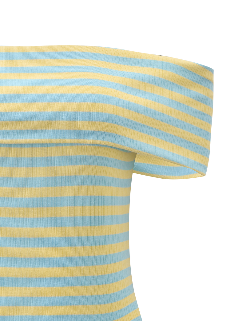LISETTE TOP - YELLOW STRIPE – Tiger Mist